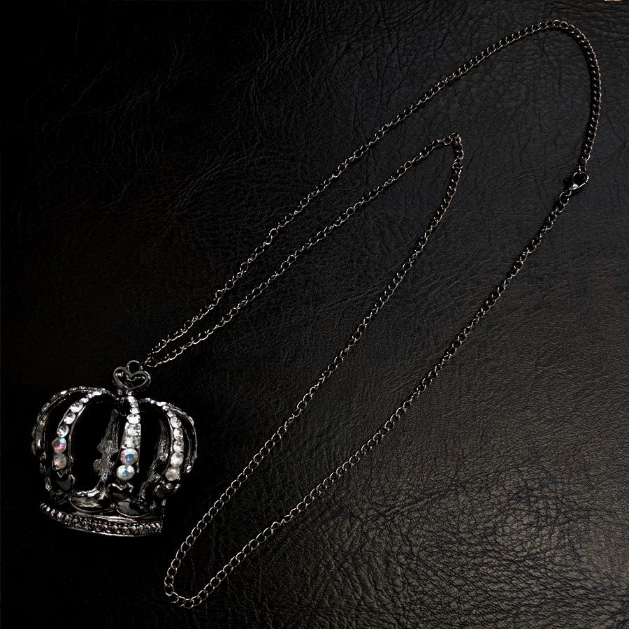 NOVESSELロングチェーンビッグクラウンネックレス 全2色 ネックレス[品番：PBIW0003086]｜ililil（イルイルイル）のレディースファッション通販｜SHOPLIST（ショップリスト）