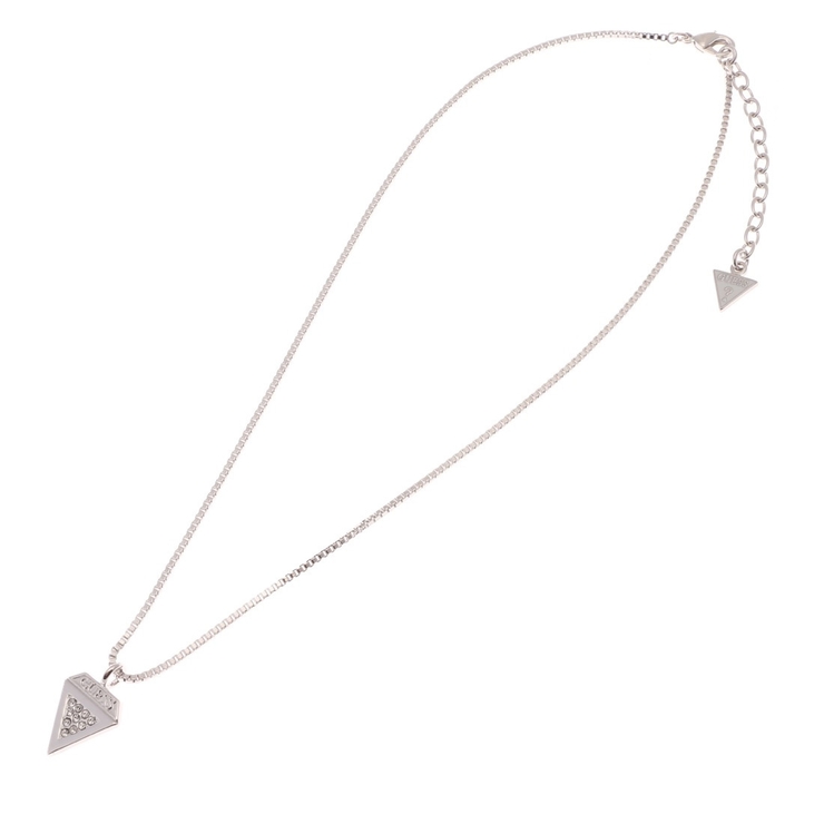 [GUESS] TRIANGLE LOGO NECKLACE (SILVER)[品番：GUEW0000524]｜GUESS【WOMEN】（ゲス ...
