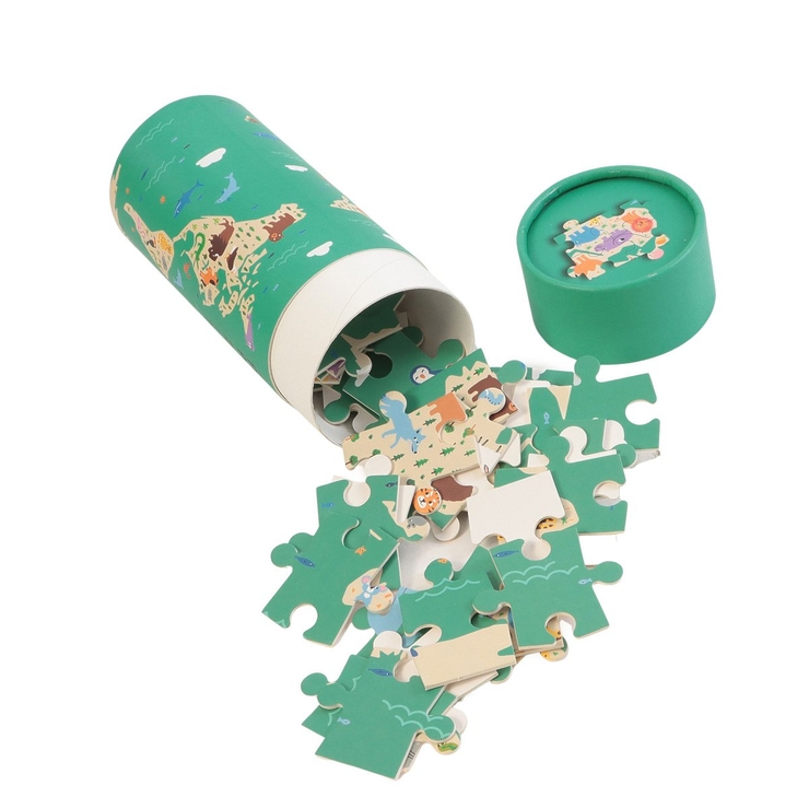 地図と動物のジグソーパズル[品番：ZBRH0007553]｜Flying Tiger Copenhagen（フライング タイガー ...