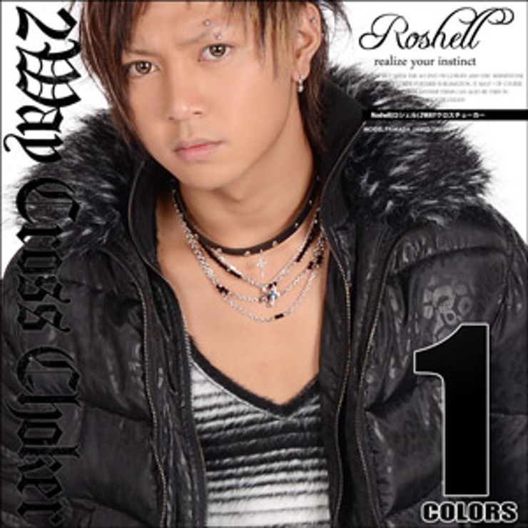 Roshell 2WAYクロスチョーカー お兄系 Men[品番：JG000005345]｜JIGGYS SHOP（ジギーズショップ）のメンズファッション通販｜SHOPLIST（ショップリスト）