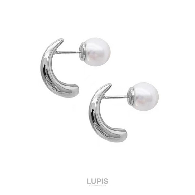 カーブライン×パールバックキャッチピアス【S925ポスト】[品番：LPSA0005224]｜LUPIS（ルピス）のレディースファッション通販｜SHOPLIST（ショップリスト）
