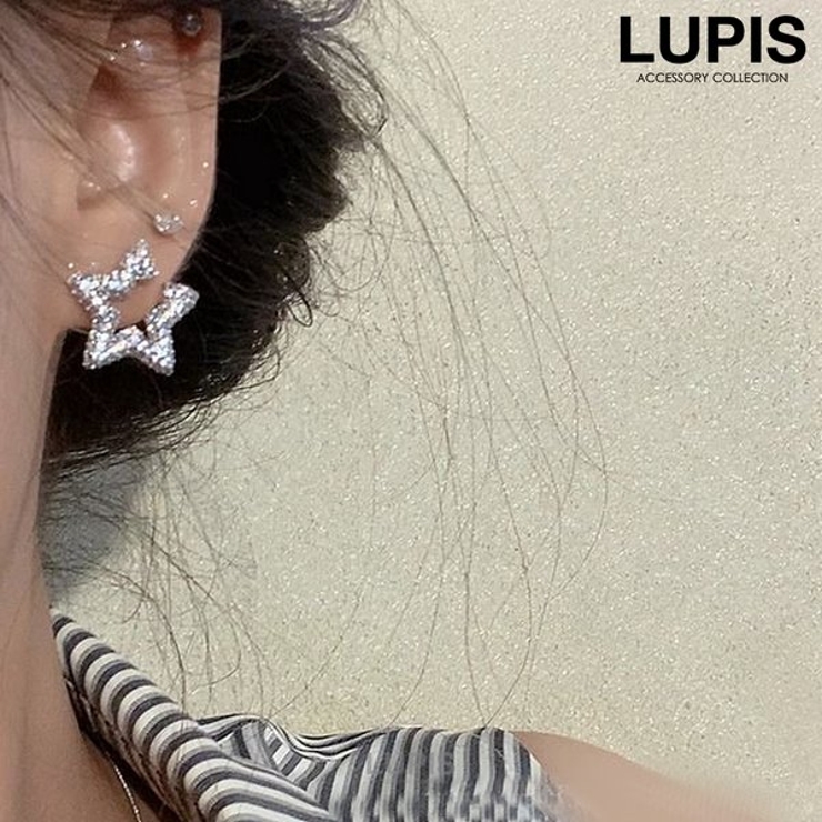 【S925ポスト】オープンスターメタルピアス[品番：LPSA0005828]｜LUPIS（ルピス）のレディースファッション通販｜SHOPLIST（ショップリスト）