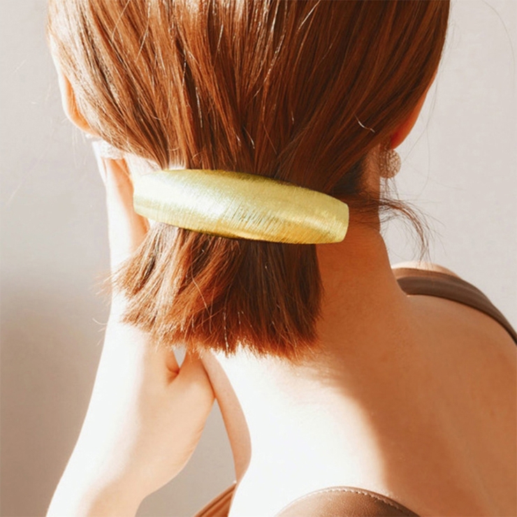 メタルバレッタ ヘアクリップ 韓国髪飾り[品番:II000010077 メタルバレッタ ヘアクリップ 韓国髪飾り[品番:II000010077